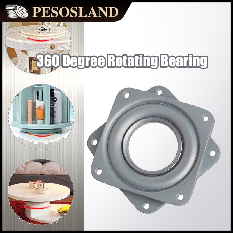 4 Inch Lazy Susan Bearing Turntable Rotating Swivel Plate 360 Degree ...