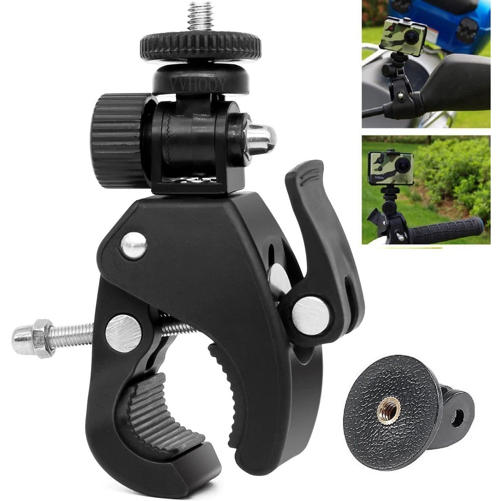 Camera Super Clamp 1/4"- 20 Threaded Head for Insta360 X5/X4/X3/ACE Pro ...