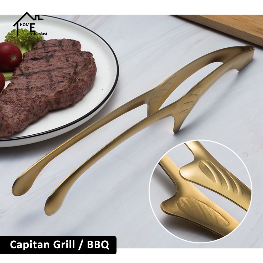 Grill / Steak / Meat / Sausage Capitan - Stainless Steel BBQ Clamp ...