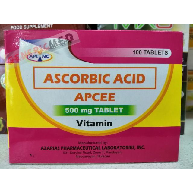 ASCORBIC ACID TABLET (APCEE) | Shopee Philippines