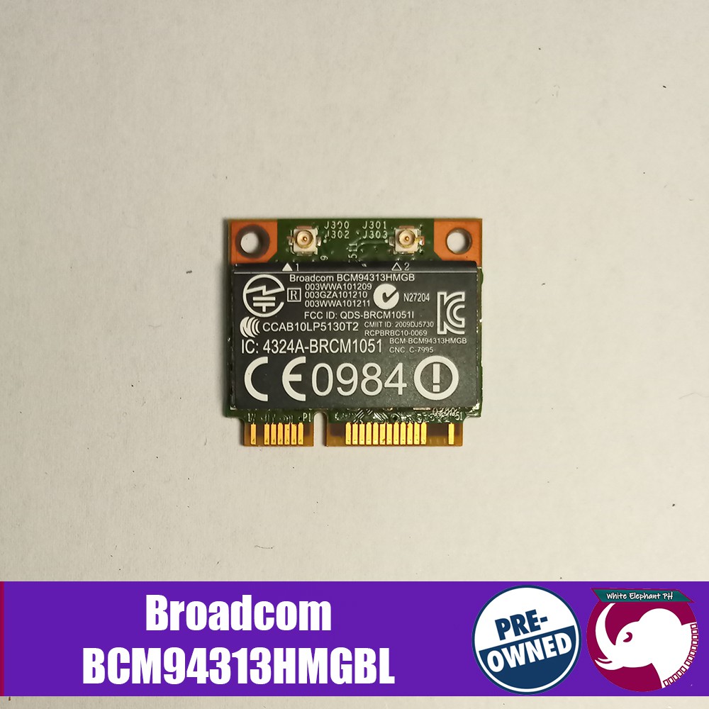 Broadcom BCM94313HMGBL Laptop Wi-Fi Bluetooth Module | Shopee Philippines