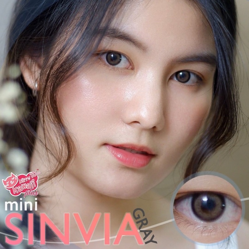 SALE! Kitty Kawaii 6 Months Mini Sinvia Gray Contact Lens + Free Lens ...