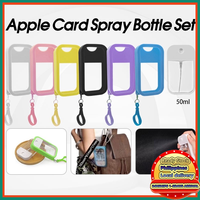 50ml Card Spray Bottle Travel Portable Alcohol Spray Bottle Perfume ...