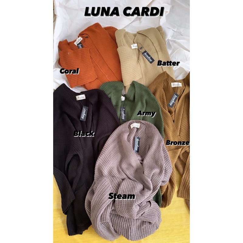 Luna KNITT CARDI/LUNA Knit CARDIGAN | Shopee Philippines