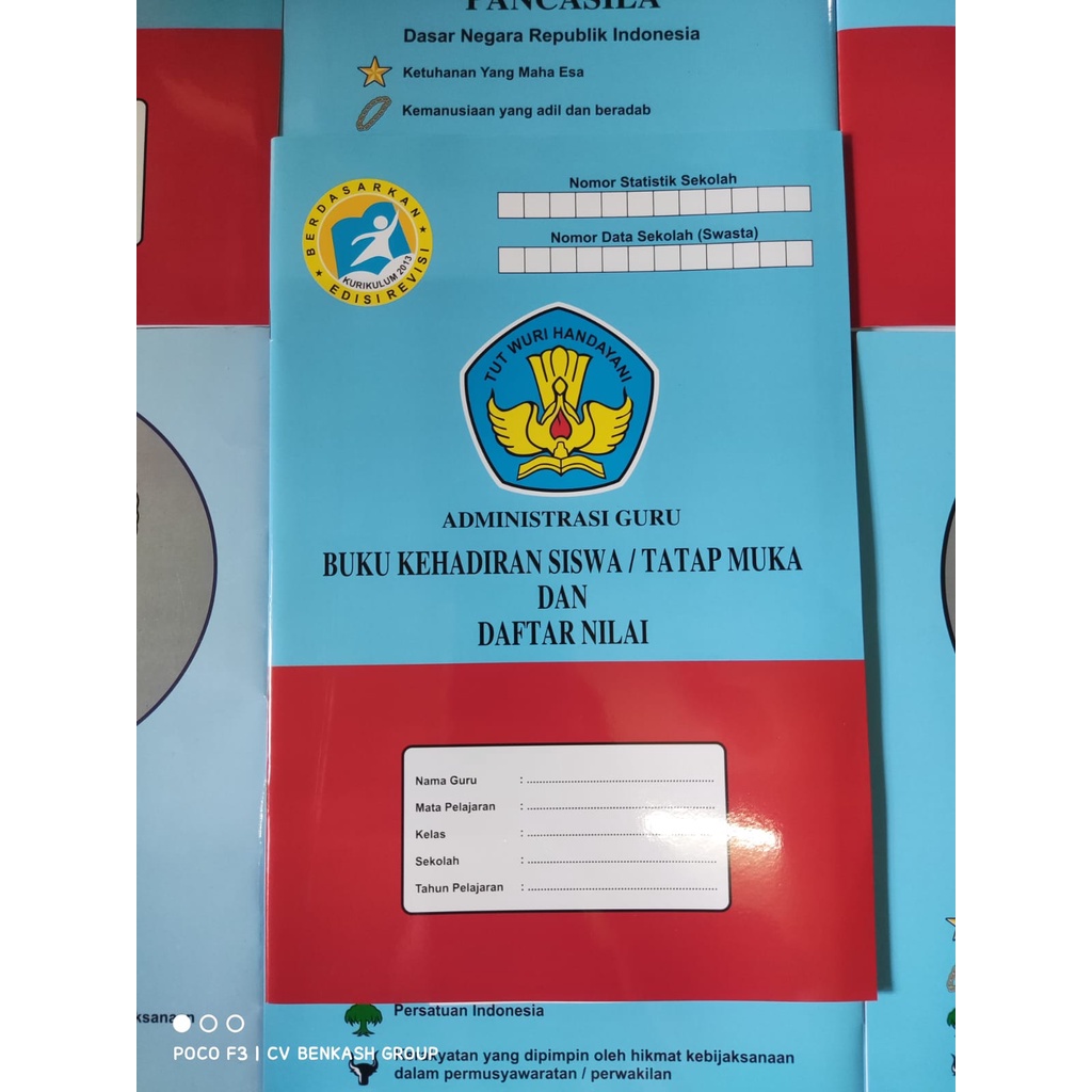 Book List Of Values And Attendances For Junior High School Vocational ...