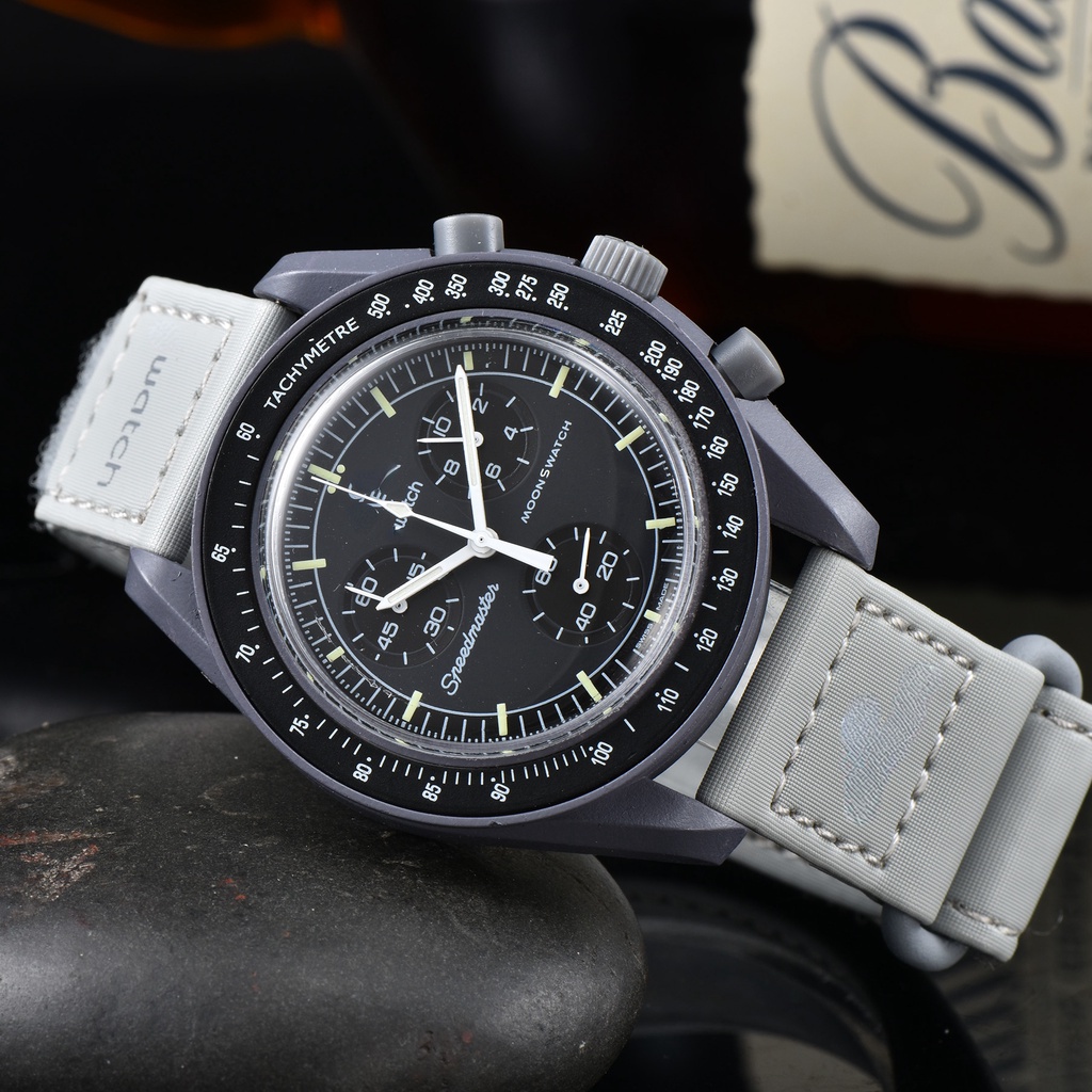 Bioplastic Moonwatch Men's Quartz Watch 11 Planetary Space Moon Couple ...