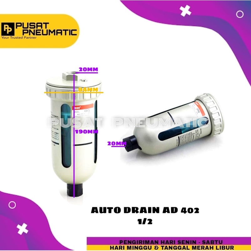 AD 402 04 AUTO DRAIN 1/2" INCH IMPORT | Shopee Philippines