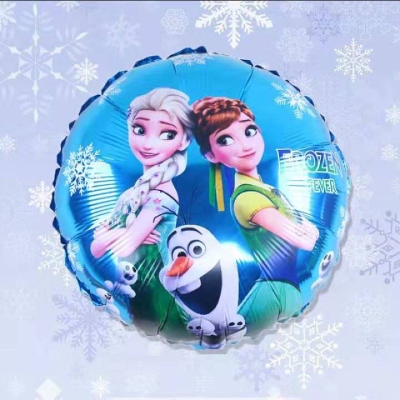 Frozen Round Balloon By 6pcs Elsa&Anna Frozen Theme Balloon Partyneeds ...