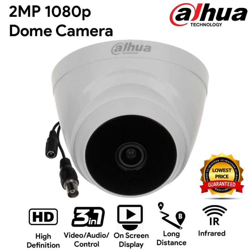 DAHUA HDCVI IR EYEBALL CAMERA 2MP 3.6mm | Shopee Philippines