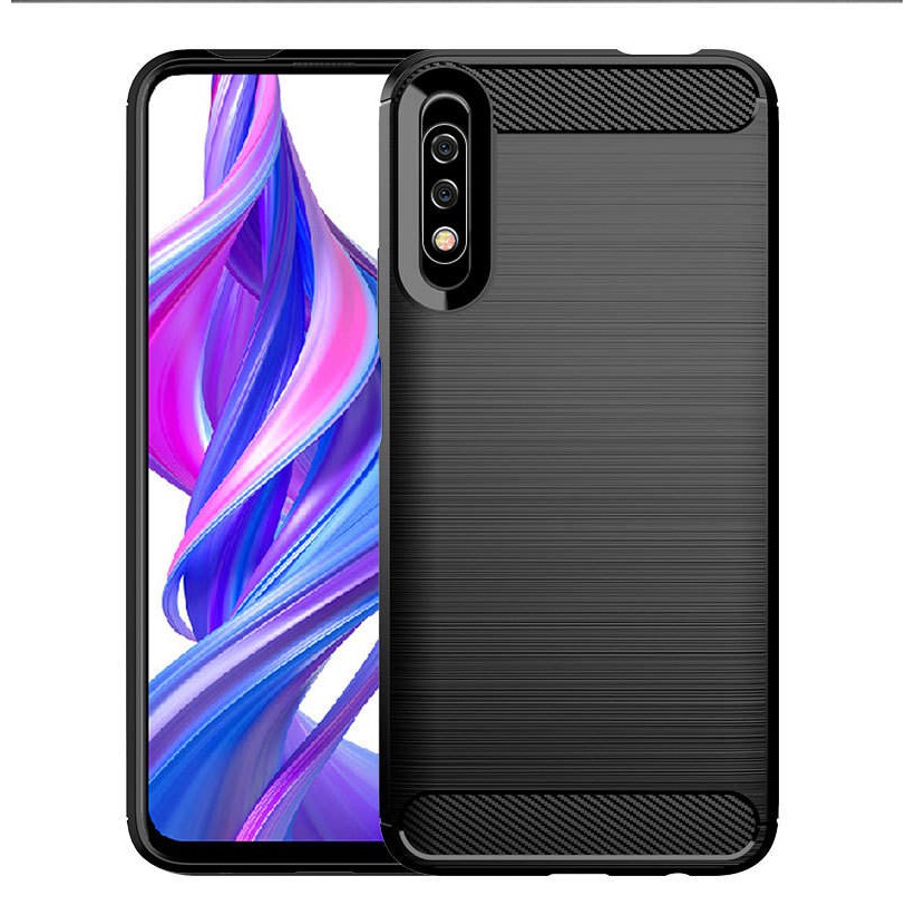 Huawei Y9S Case Armor Carbon Fiber TPU Soft Silicone Back Cover Huawei ...