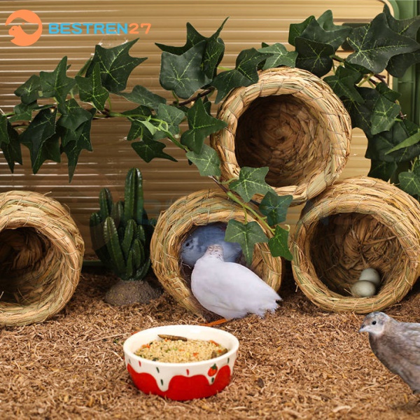 Natural Straw Nest Bird House For Parrots And Small Animals Luding ...