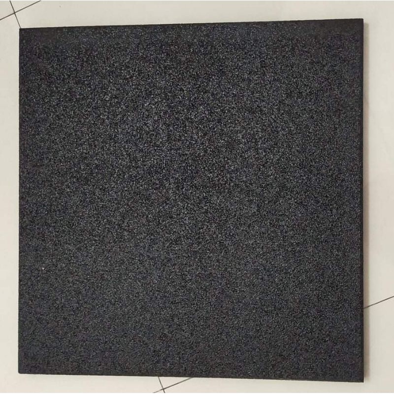 Matlex EPDM Gym Matting Plain Mat 500mm x 500mm x 25mm Thick | Shopee ...