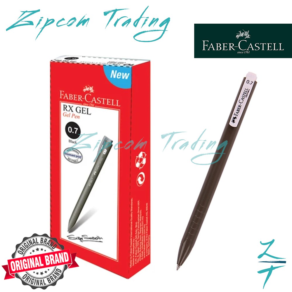 FABER-CASTELL RX GEL PEN (1 Box - 10pcs) | Shopee Philippines