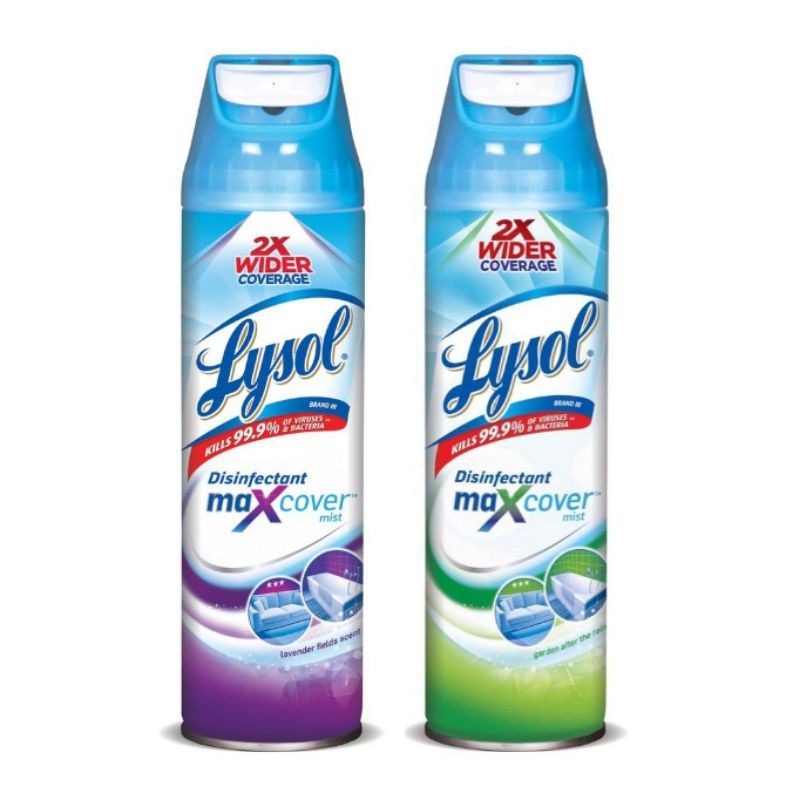 Lysol Disinfectant Max Cover Mist 425g | Shopee Philippines