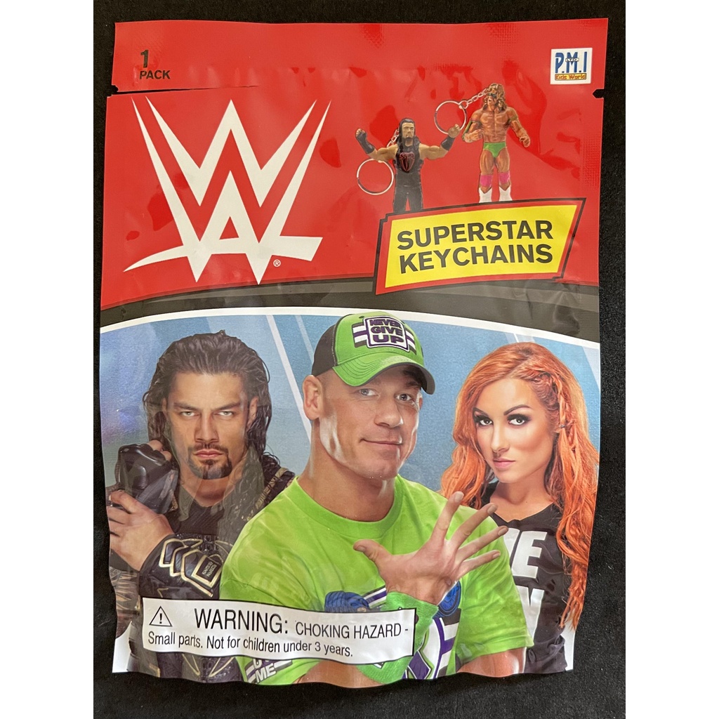 WWE - Superstar Keychains - The Rock, Braun Strowman, Alexa Bliss, Bray ...