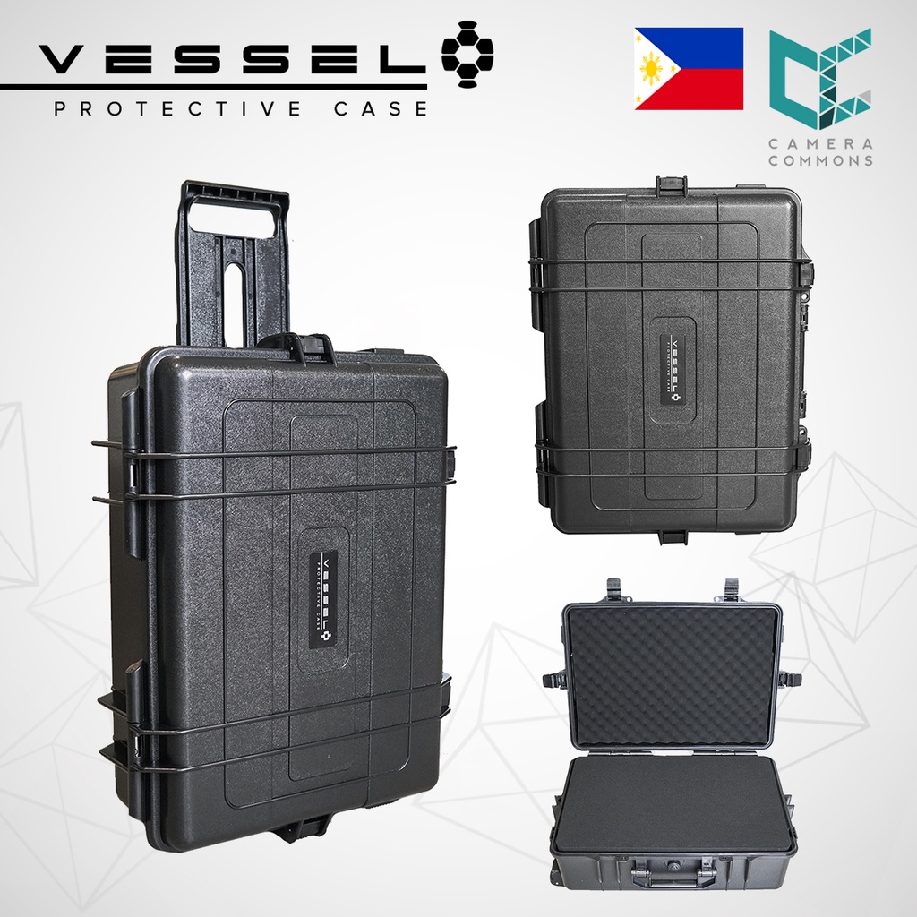VESSEL CC5 Trolley Hard Case Camera Photography Equipment Case (Black ...