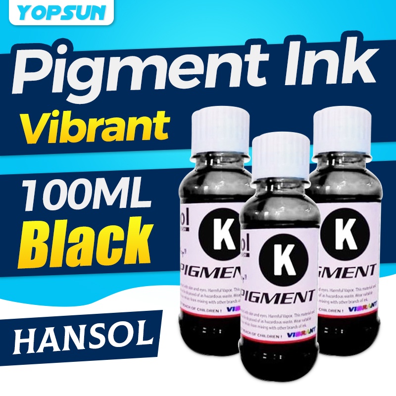 Hansol Pigment / Waterproof Ink 100ml Per Bottle High Quality 6Color ...