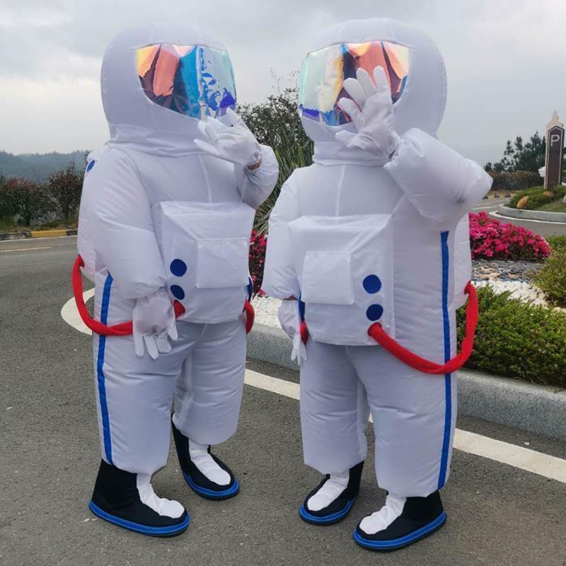 Inflatable Astronaut Space Suit Halloween cos Clothes Cartoon Doll ...