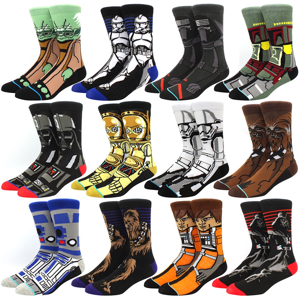 Funny Anime Printed Cartoon Socks Fashion Personalized Novelty Men ...