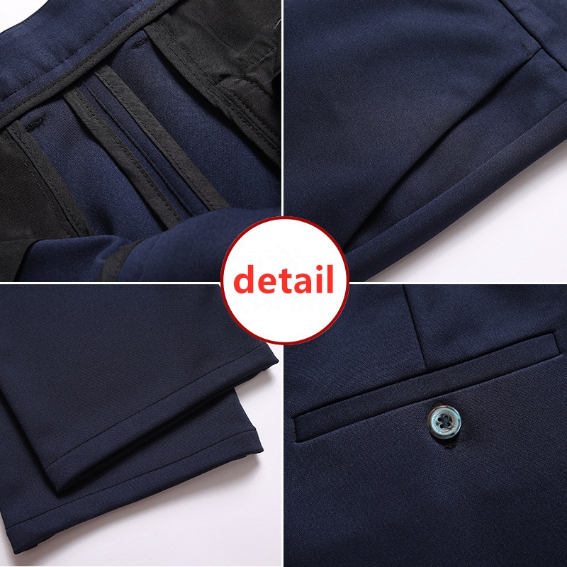 【Local Delivery】Men's CEO Formal Business Pants Straight Cut Plus Size ...
