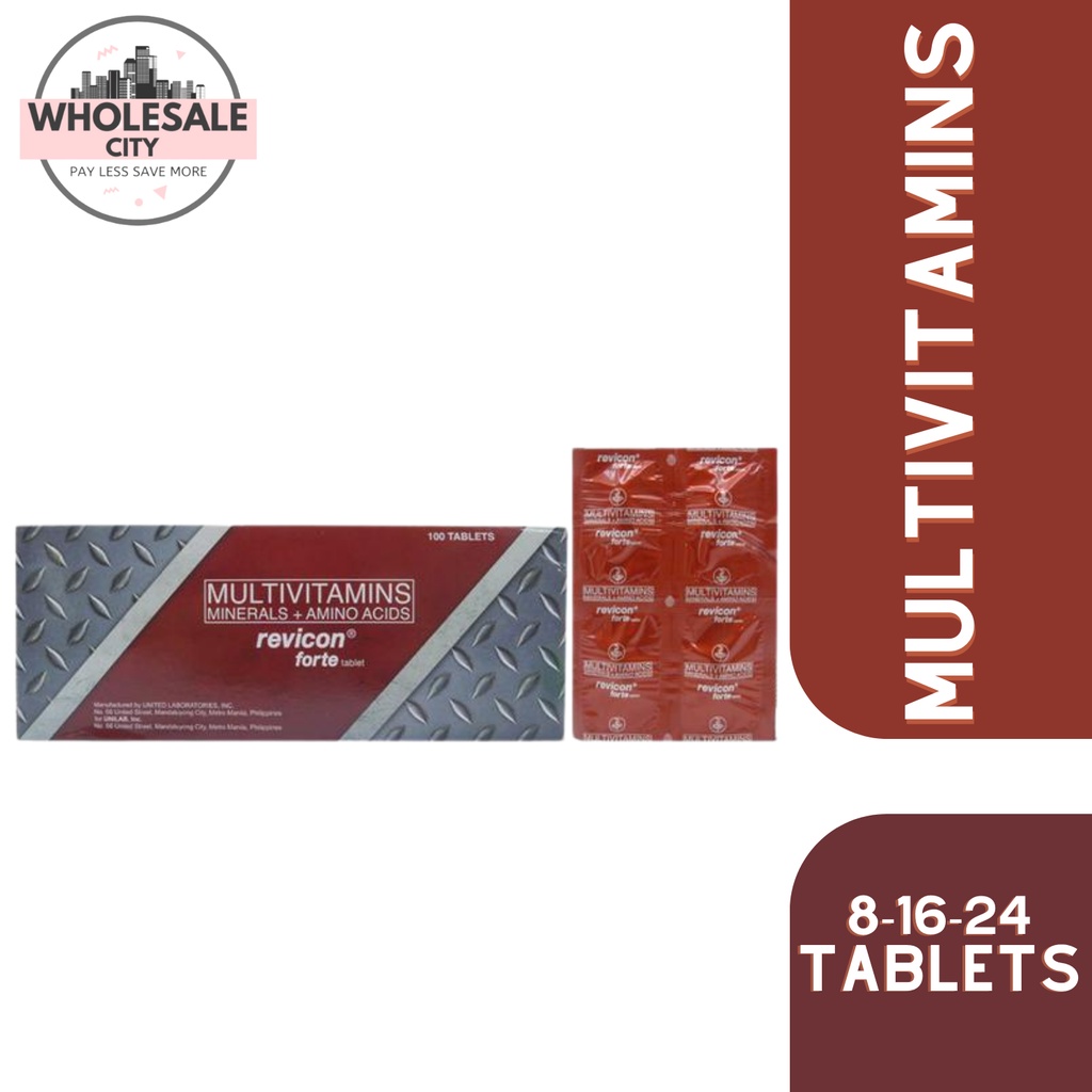 REVICON Forte Multivitamins Essential Multivitamins, Minerals, and ...