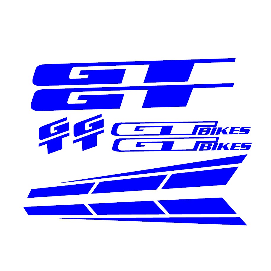 GT sticker for BIKES with 3years warranty LxH 13"x9" *fade proof *water ...