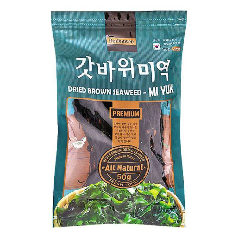 Mi yuk Korean Cooking Seaweed Soup Pack 50G Dried Chopped - Delicious ...