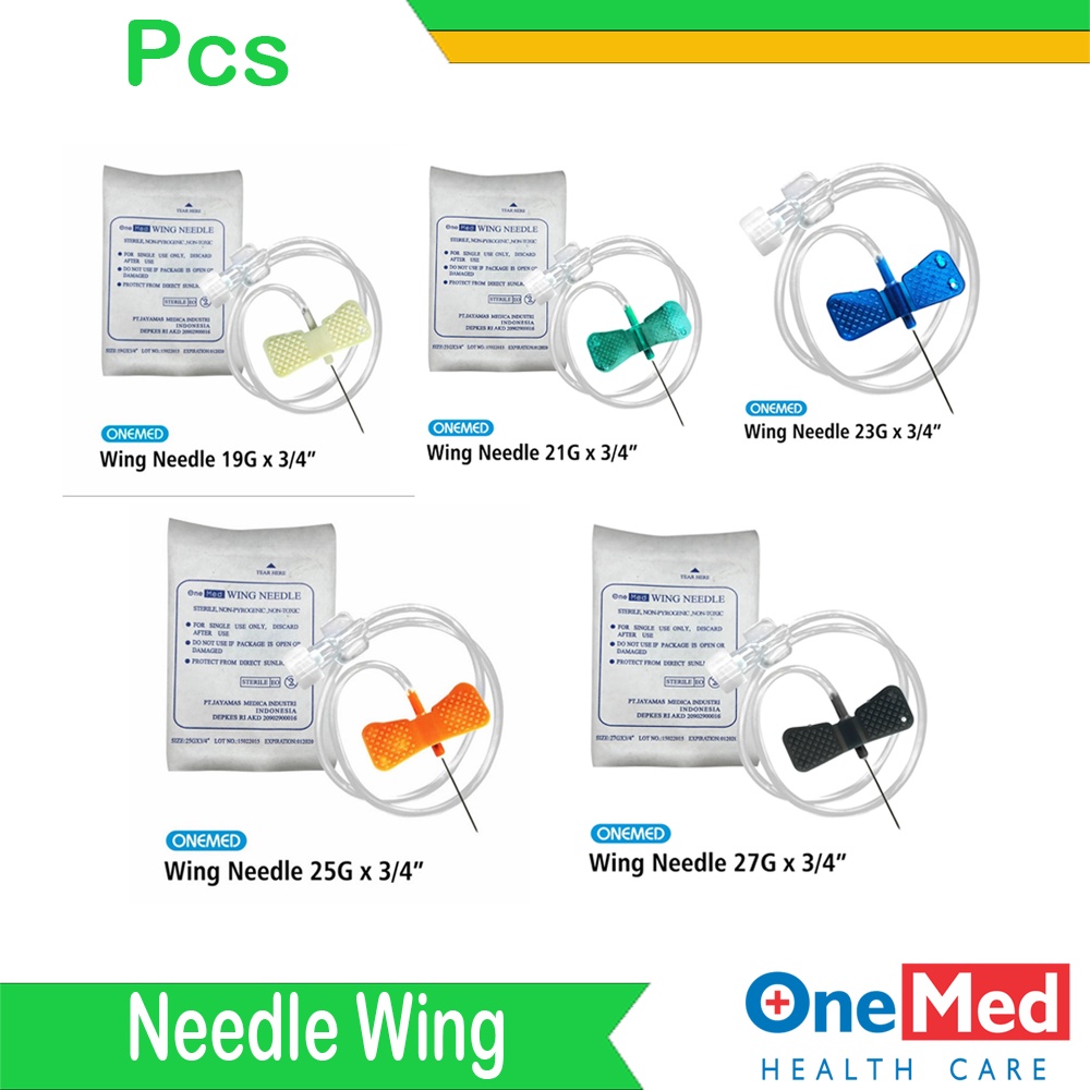 Onemed Wing Needle Scalp Vein Scout Market Supplies 1 Pcs | Shopee ...