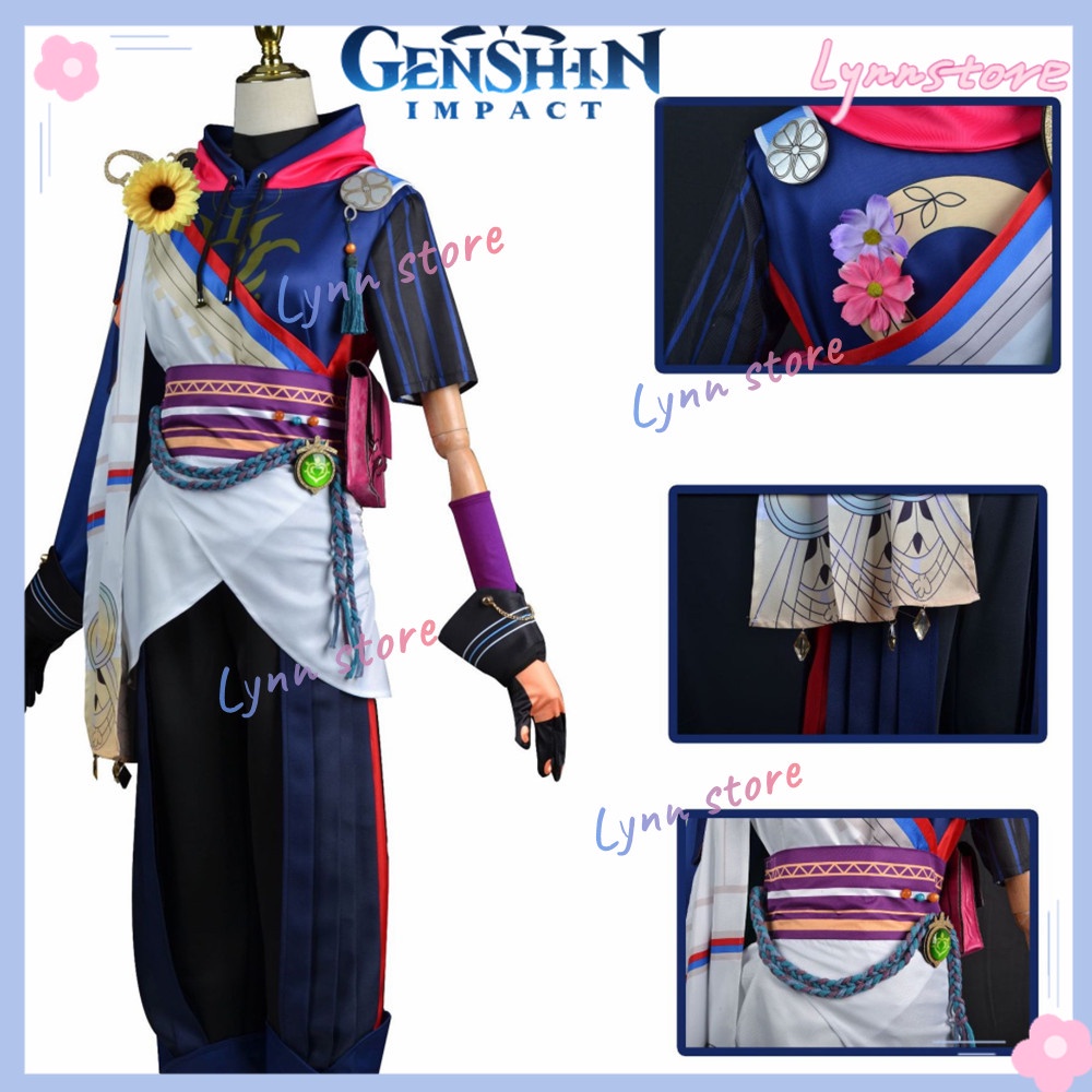 Anime Cosplay Costume Genshin Impact Tighnari Game Suit Gorgeous ...