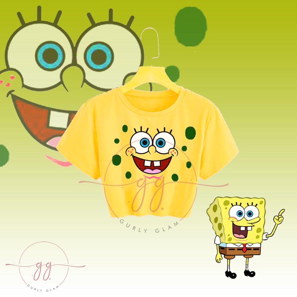 🇵🇭 COD: SPONGEBOB & PATRICK STARFISH l Free Size and Plus Size Crop Top ...