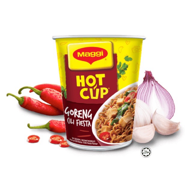 Maggi Hot Cup Goreng Cili Fiesta 65g | Shopee Philippines