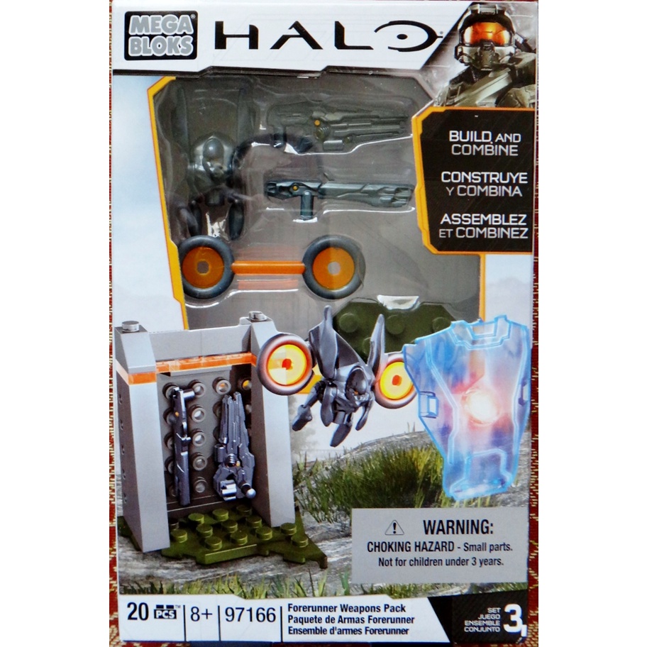 Mega Bloks Halo Forerunner Weapons Pack 97166 Action Figure Brick Set ...