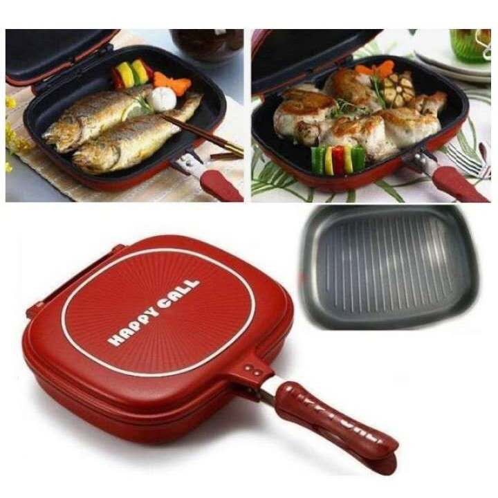 DOUBLE SIDED GRILL/FRYING PAN (made in Korea ）COD | Shopee Philippines