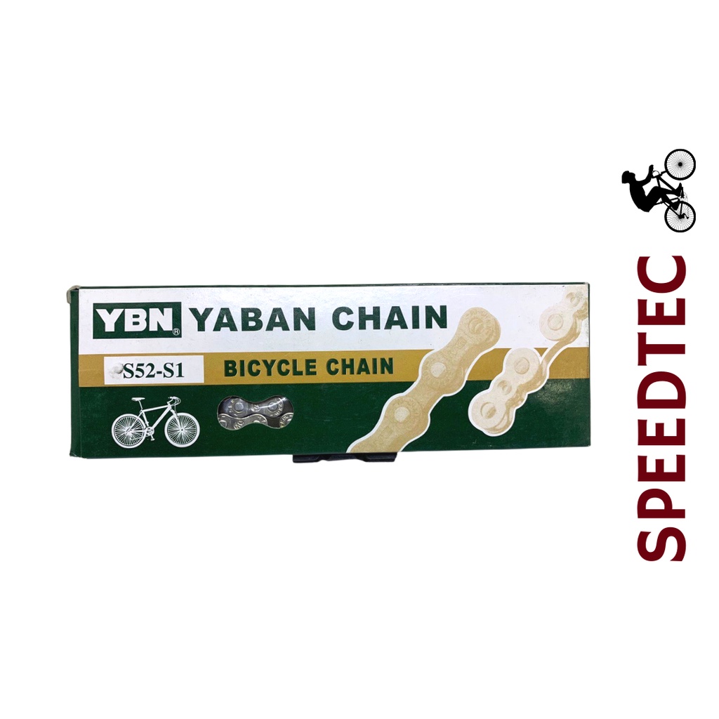 YABAN S52-S1 Bicycle Chain 1/2"x3/32"x116L | Shopee Philippines
