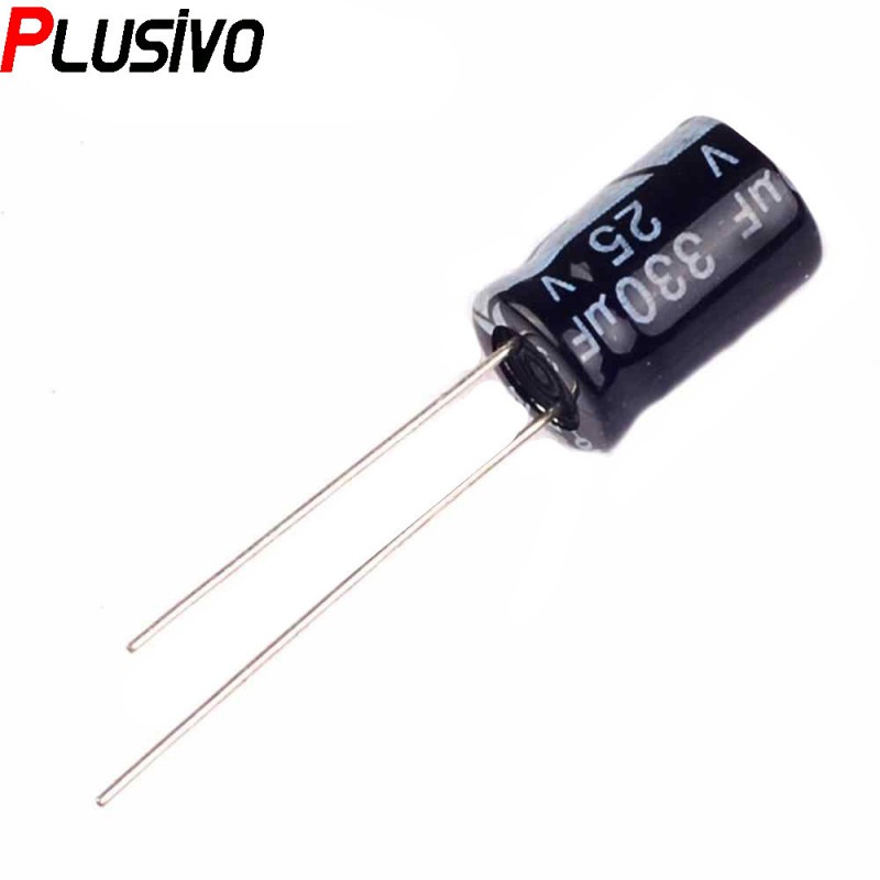10 pcs Electrolytic Capacitor 330 uF, 25 V, 8x12 mm | Shopee Philippines