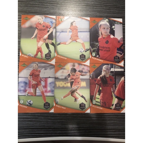 NWSL Parkside 2022 - Houston Dash Cards Bri Visalli Nichelle Prince ...