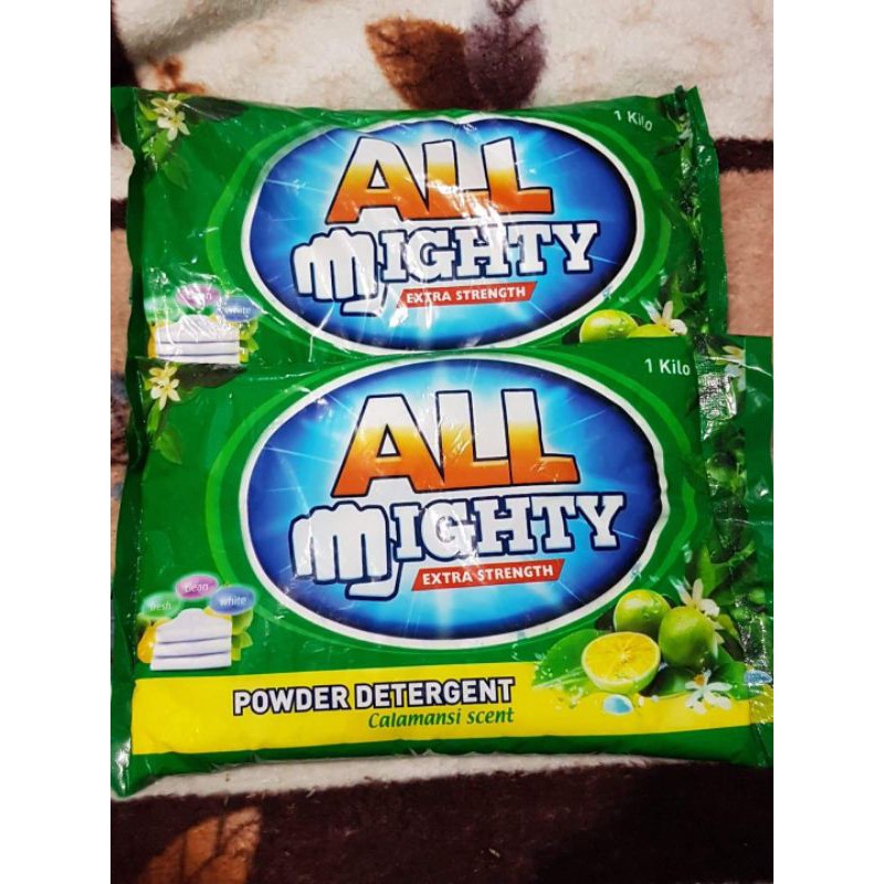 ALL MIGHTY detergent powder 1klo | Shopee Philippines