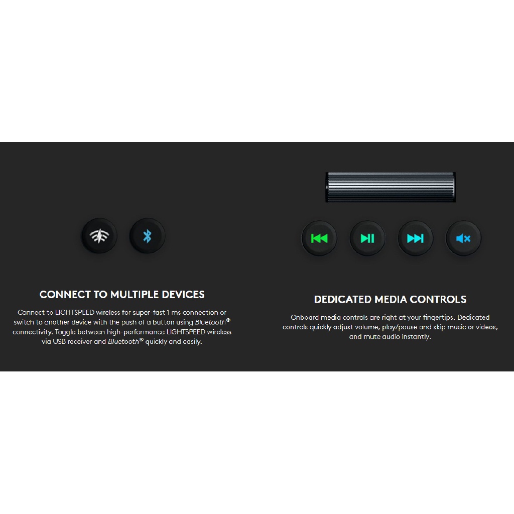 Logitech G913 Wireless RGB Mechanical Gaming Keyboard LIGHTSPEED ...