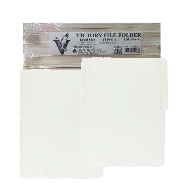 FILE FOLDER WHITE Long 100 pcs 11points | Shopee Philippines
