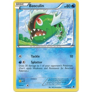 Basculin - 25/98 - Uncommon | Pokemon Trading Card Game | Shopee ...