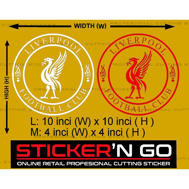 STICKER CUTTING CUSTOM LIVERPOOL DESIGN | Shopee Philippines
