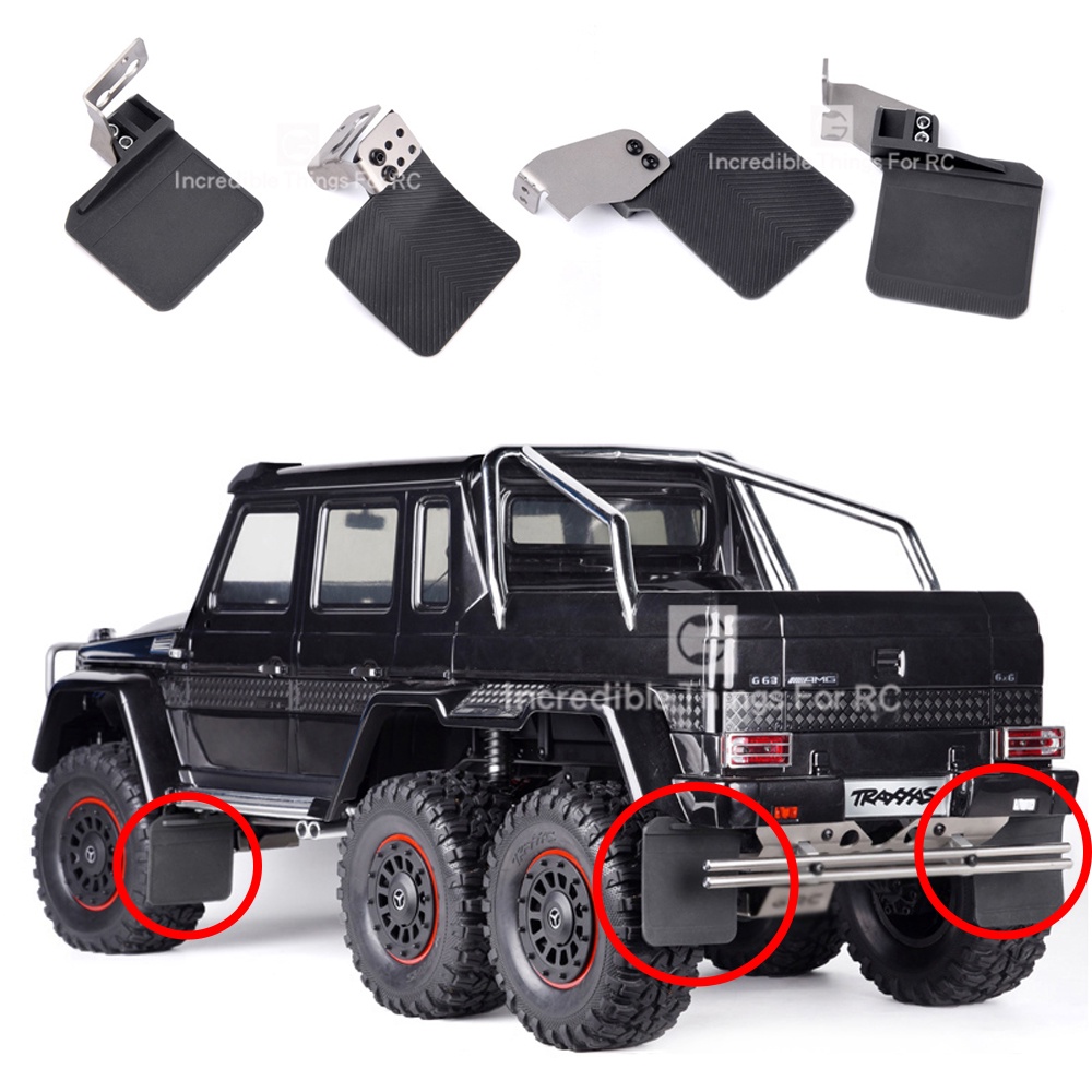 GRC Front Rear Rubber Fender Mudguard With Metal Bracket for TRAXXAS 1/ ...