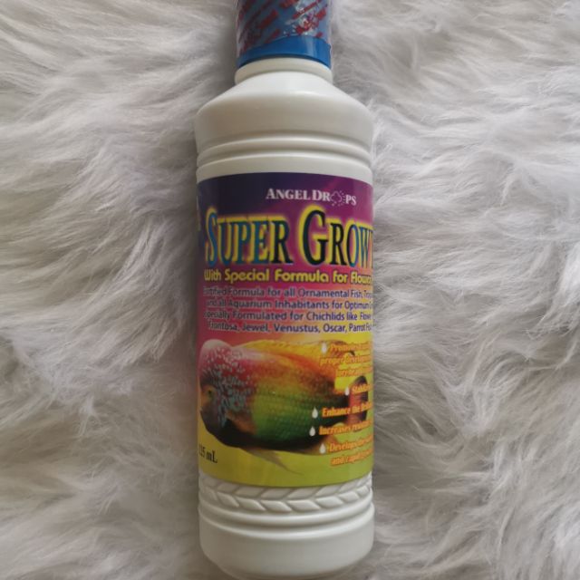 ANGEL DROPS SUPER GROWTH with special formula for Flowerhorn (125 ml ...