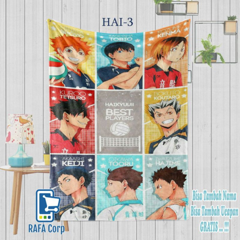 Haikyuu - haikyuu blanket - haikyu anime blanket - haikyu character ...