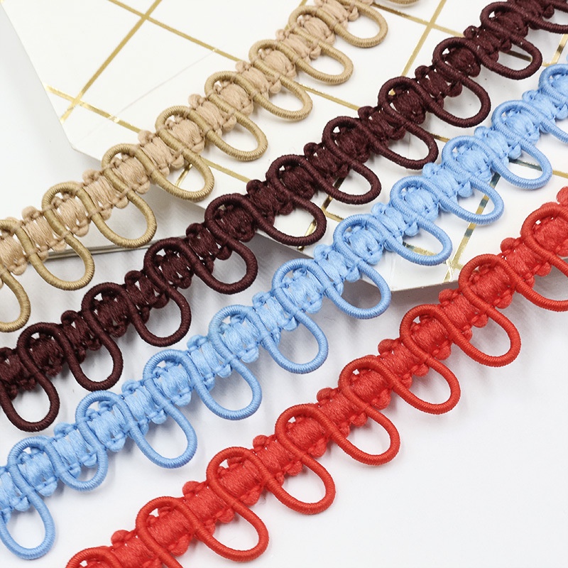 Elastic Polyester Band Buckle Fastener Lace Trim for Garment ...
