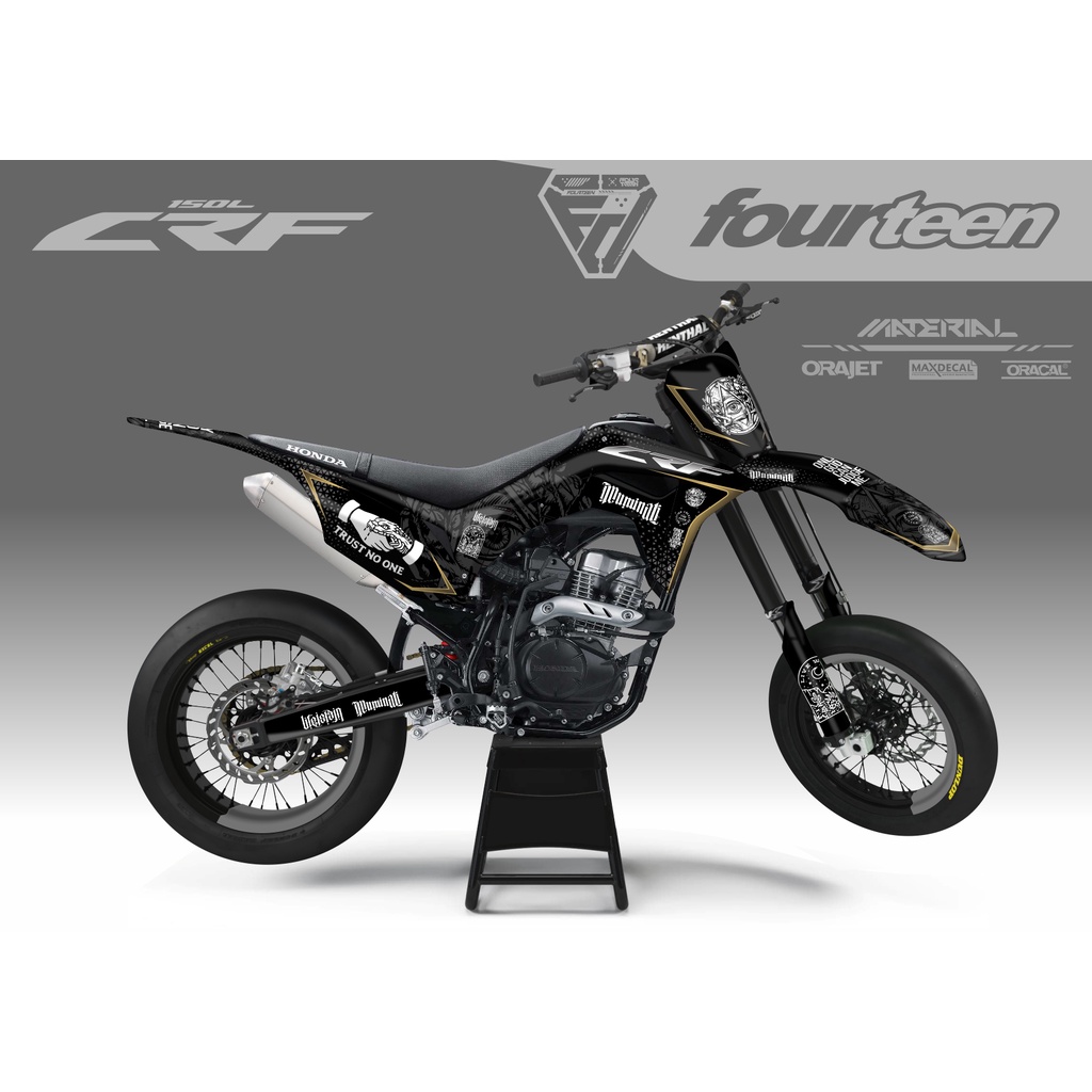 DECAL CRF FULL BODY - CUSTOM ILUMINATI CRF DECALS | Shopee Philippines
