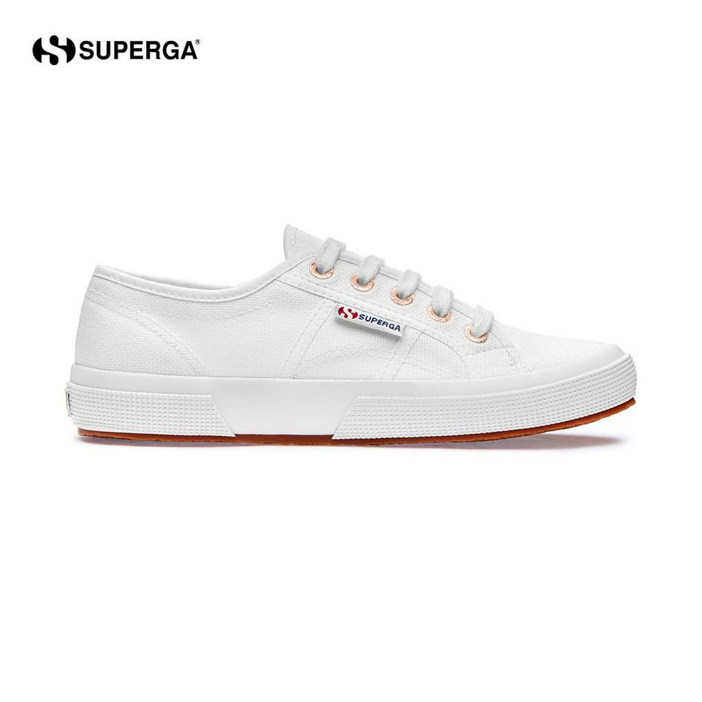 Superga Women's 2750-Cotu Classic White Rose Gold Sneakers | Shopee ...