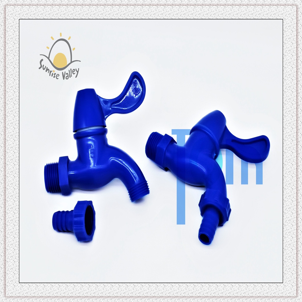 PVC Faucet Plastic Water Faucet Outdoor Kitchen Good Quality | Shopee ...