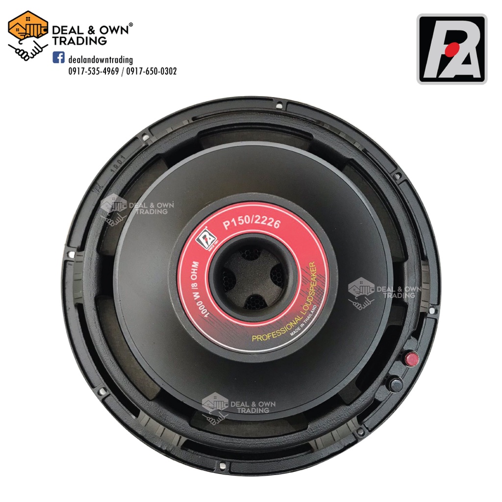 Paudio P150/2226 Professional Loud Speaker | Shopee Philippines