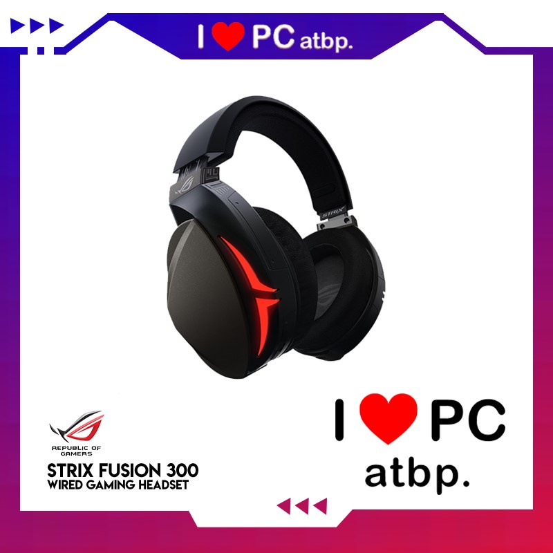 ASUS ROG Strix Fusion 300 (50mm ASUS Essence, Wired, 7.1 Surround Sound ...